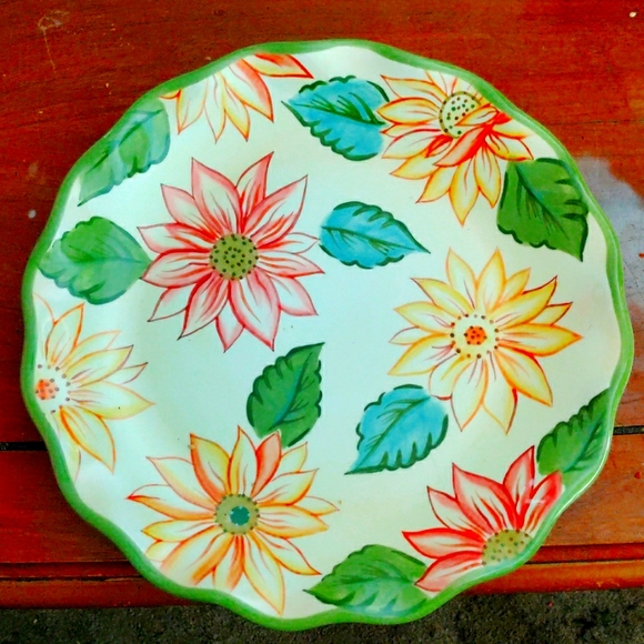 Longaberger | Kitchen | Longaberger Ceramics 4 Plates Bowl 1 Bread Pan ...